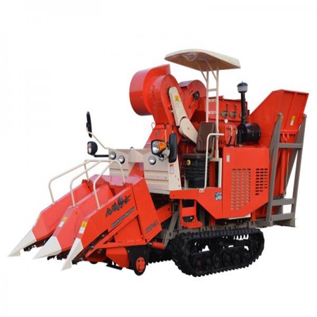 2 row tracked combine corn havester machine for sale