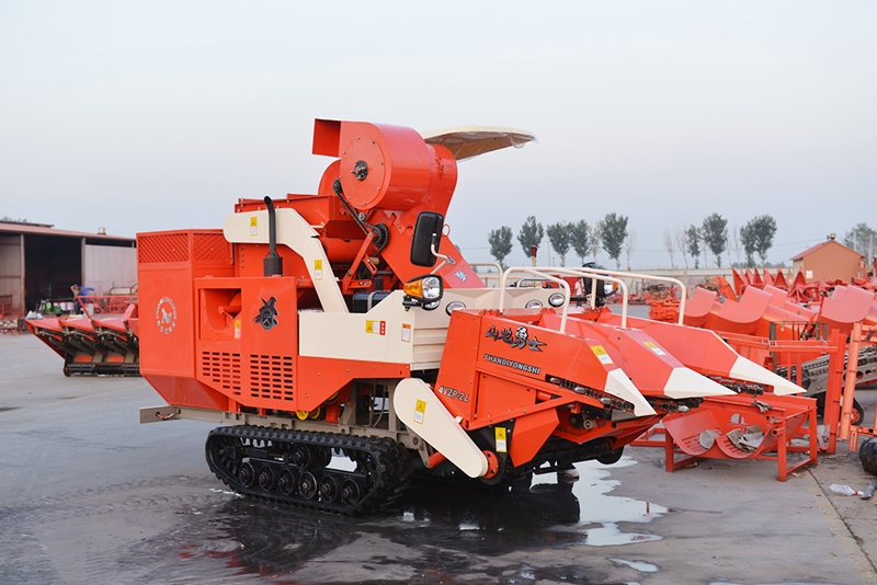 2 row tracked combine corn havester machine for sale